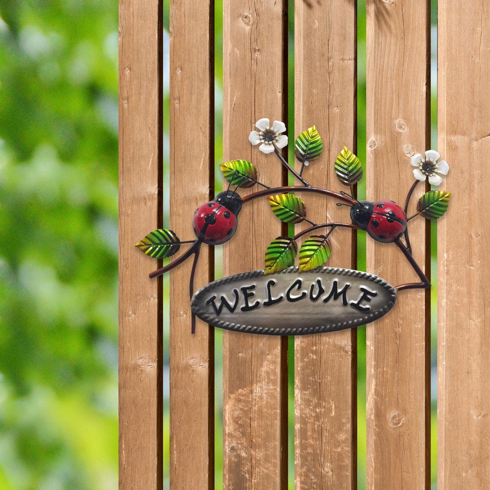Ladybugs Welcome Sign – Village Traditions
